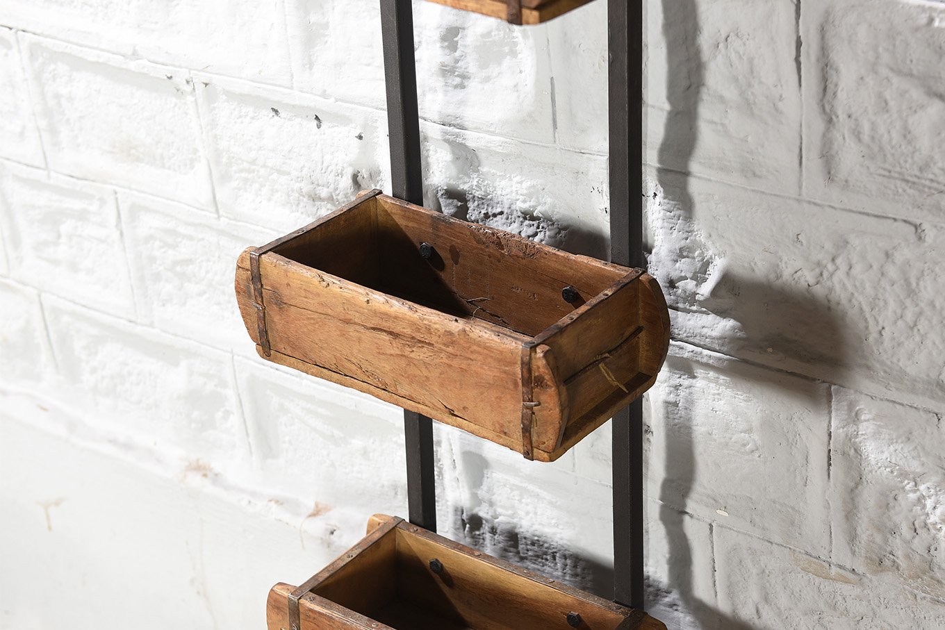 VINTAGE 5-Brick Mould Industrial Rack ~ Ember Home