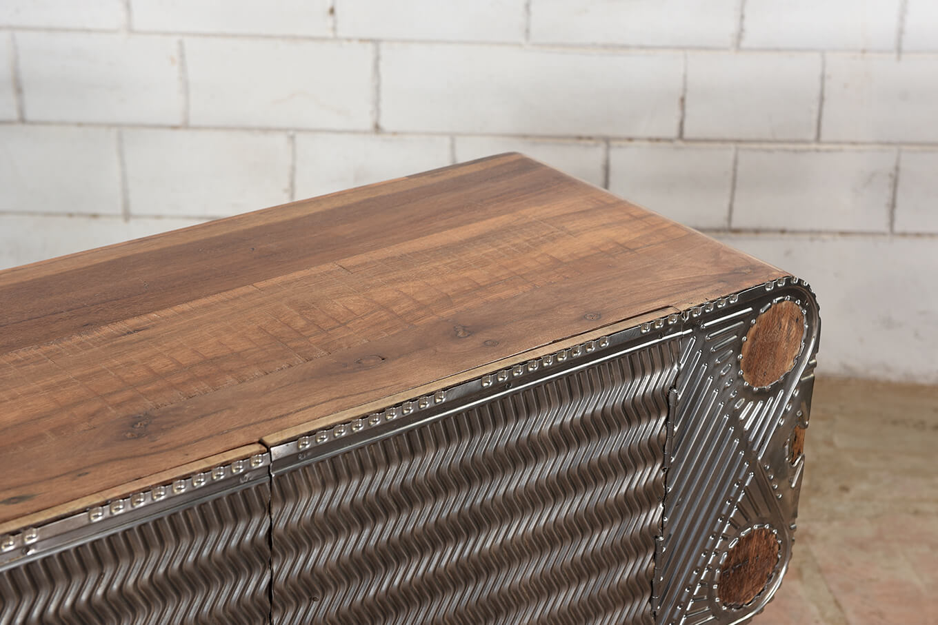 VINTAGE Retro-Futuristic Console ~ Ember Home